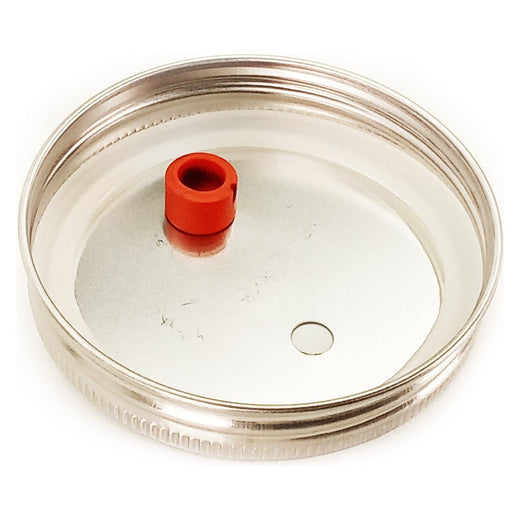 Grain Spawn Jar Lid - Stainless Steel Metal Wide Mouth – Liquid Fungi